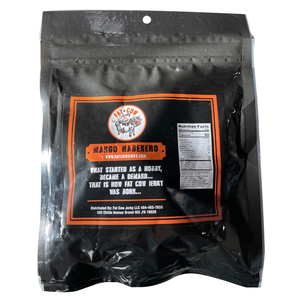 Sweet and Tangy Beef Jerky | Fat Cow Jerky: Udderly Perfect Jerky