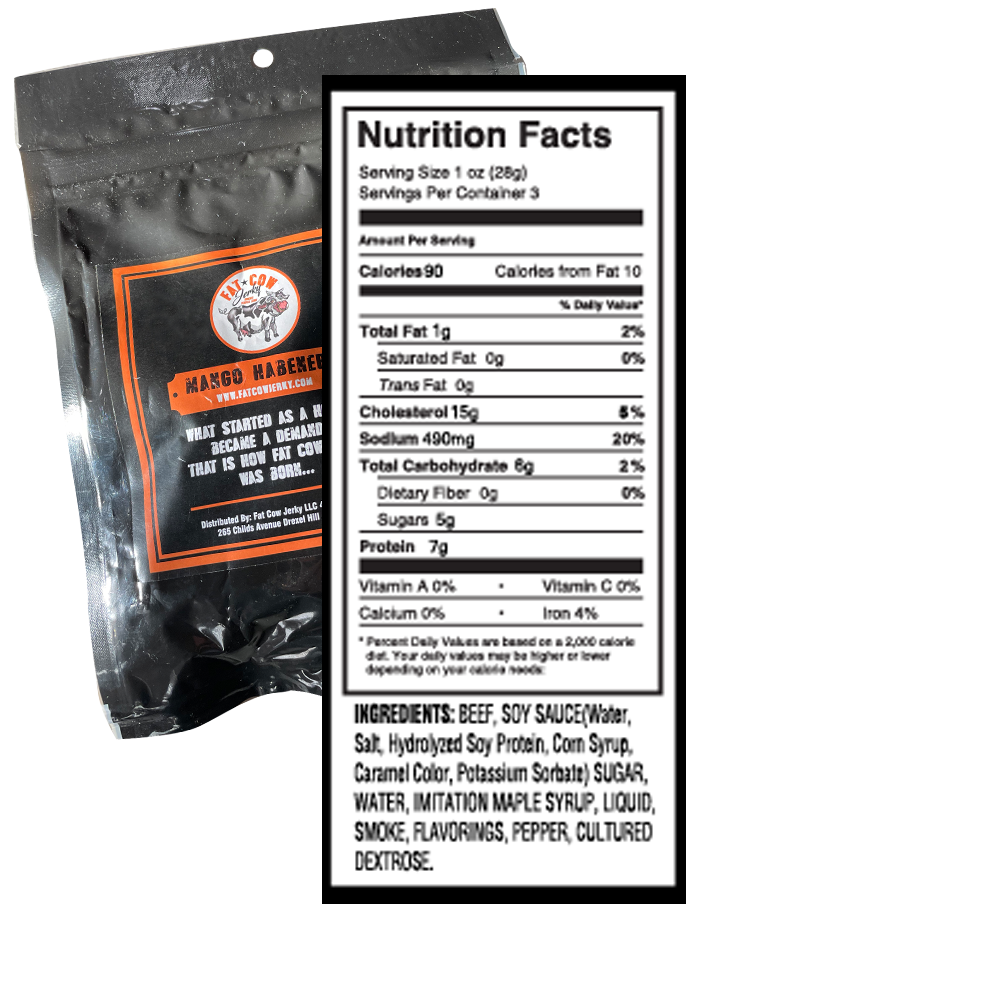 Sweet and Tangy Beef Jerky | Fat Cow Jerky: Udderly Perfect Jerky